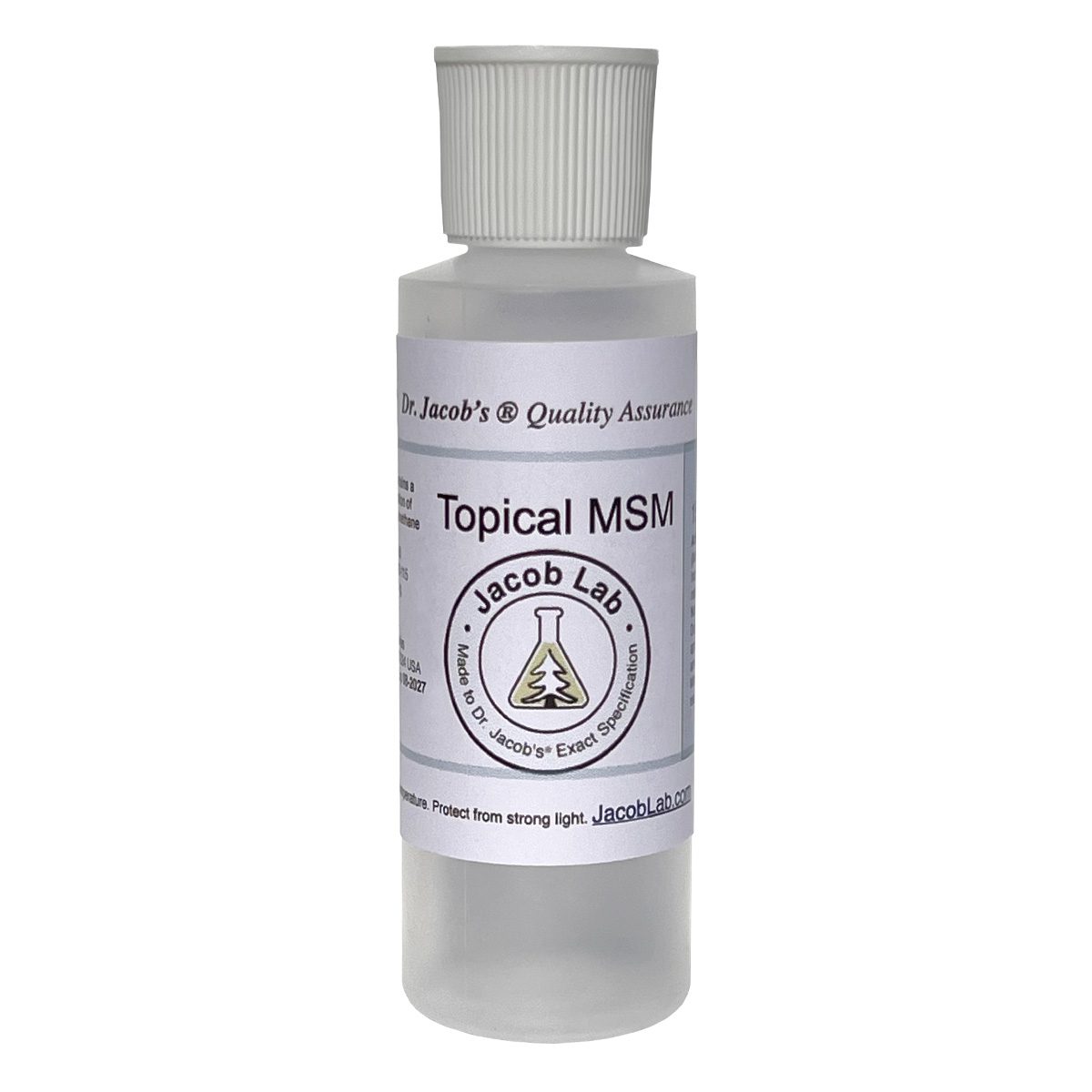 MSM Topical Gel - 4 oz. - Jacob Lab - Dimethyl Sulfoxide (DMSO)